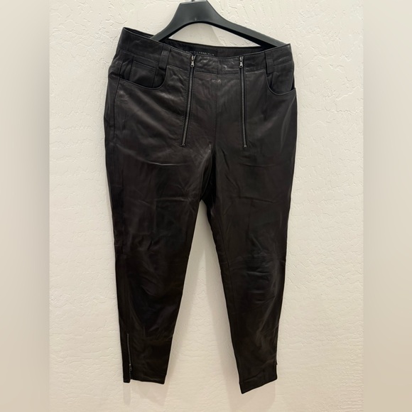 Marcell Von Berlin | Jeans | Marcell Von Berlin Black Leather Capris ...